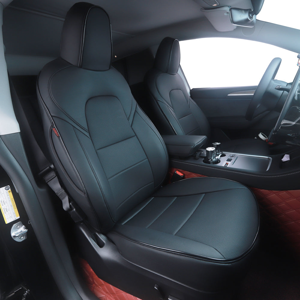 Seat Covers for Tesla Model 3 Leather Custom-Fit – HKZAuto